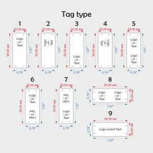 Custom Leather Tags: No-hole, Machine-washable Crochet Labels With Your ...