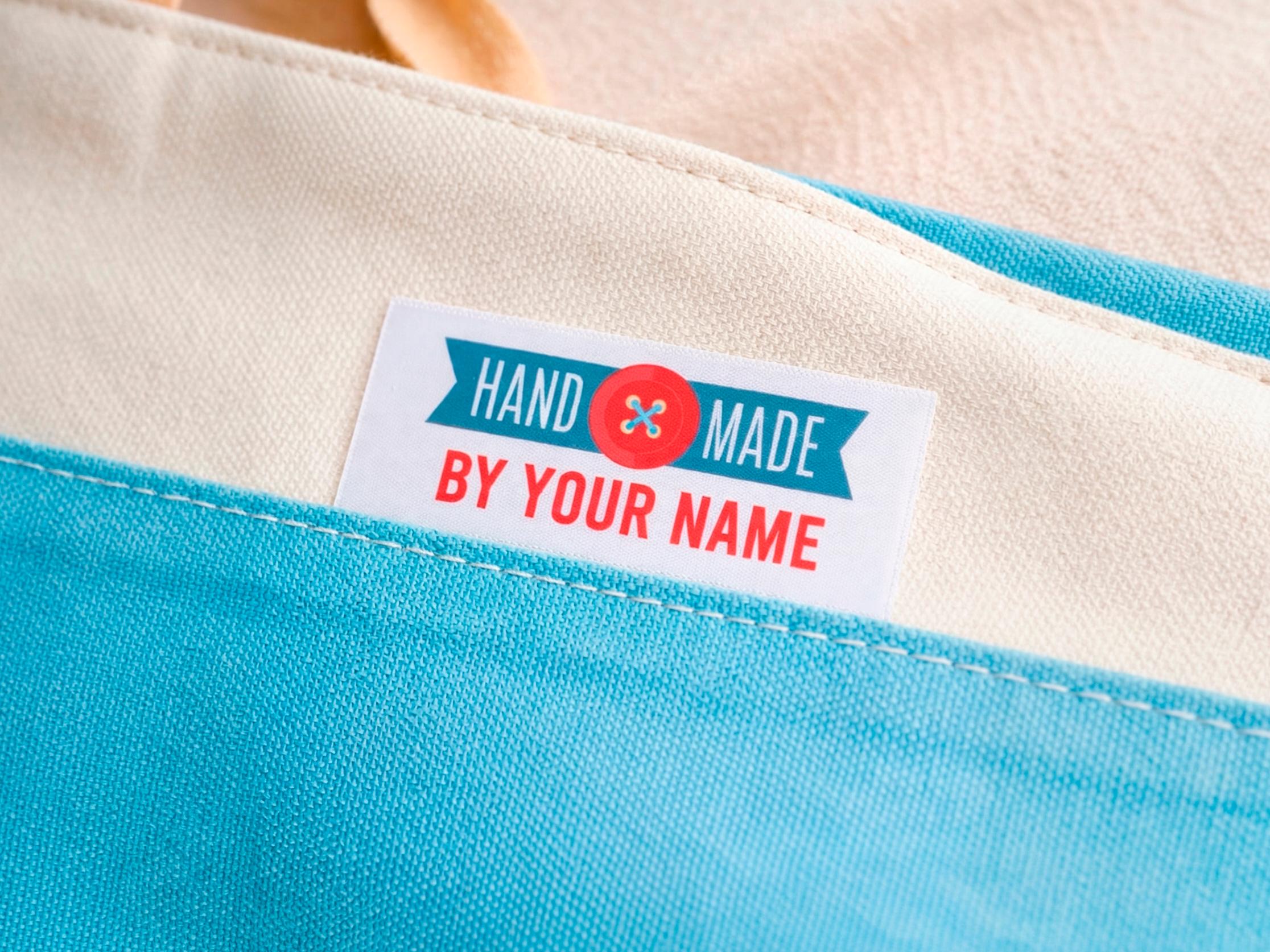 Custom Fabric Sewing Labels, Personalized Clothing Tags, Knitting ...