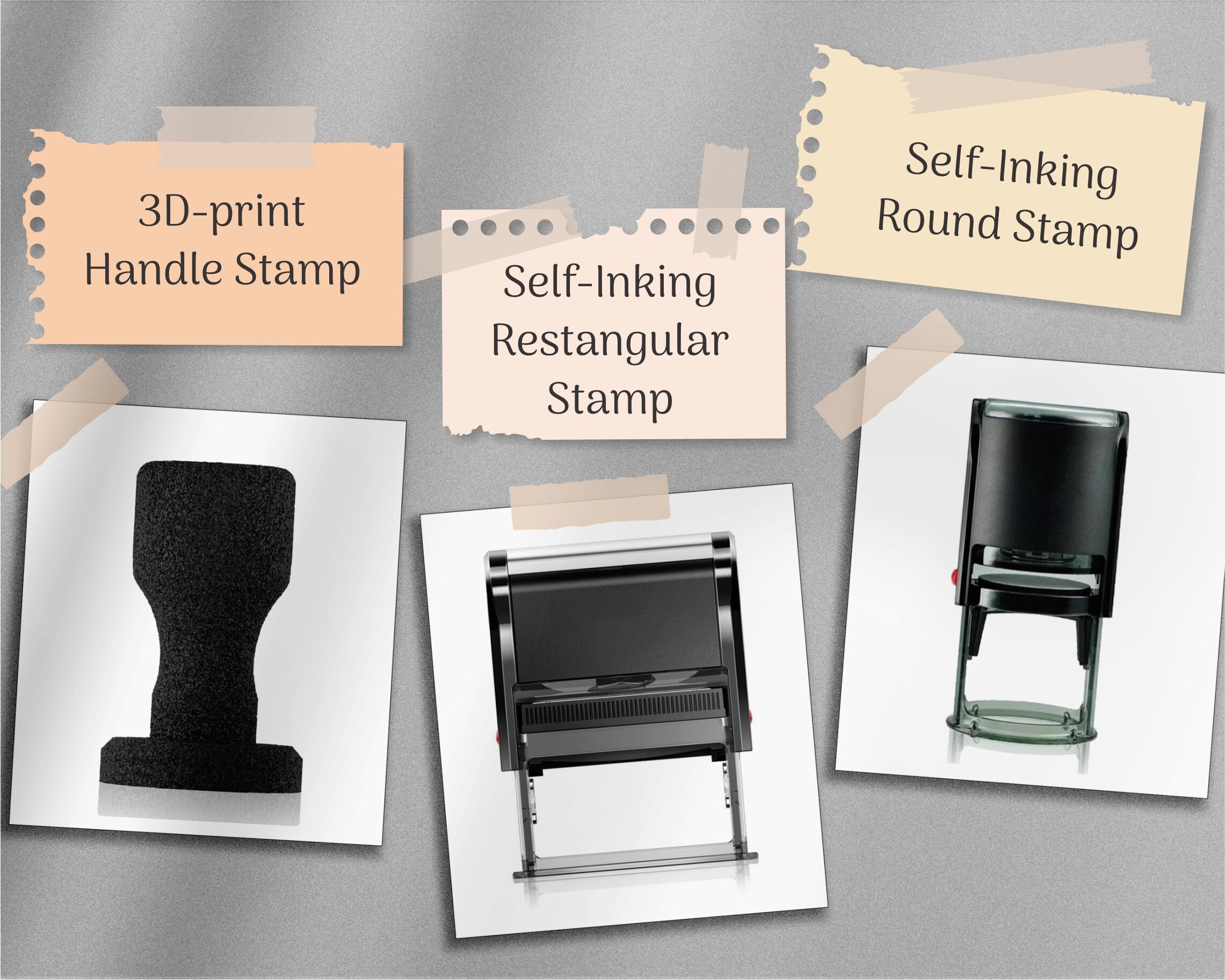 Ink Stamps Personalized 5 Ink Color We Will Make Any Image - Etsy