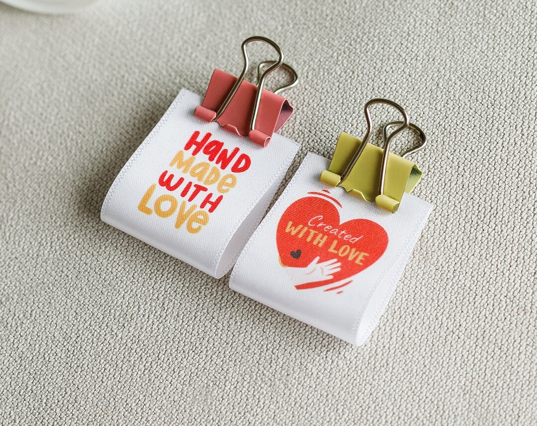 Custom Clothing Labels for Handmade Items, Personalized Clothing Labels ...