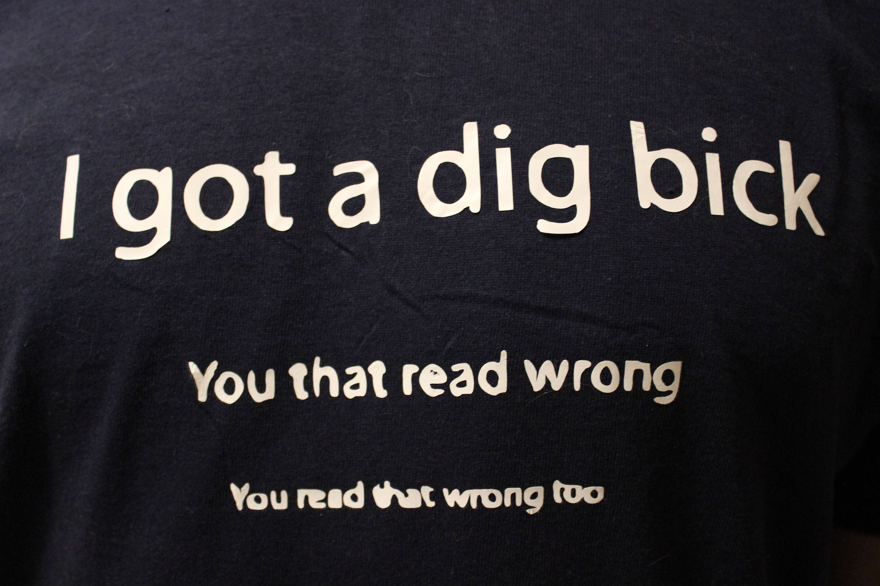 I Got a Dig Bick Funny Illusion Tee - Etsy España