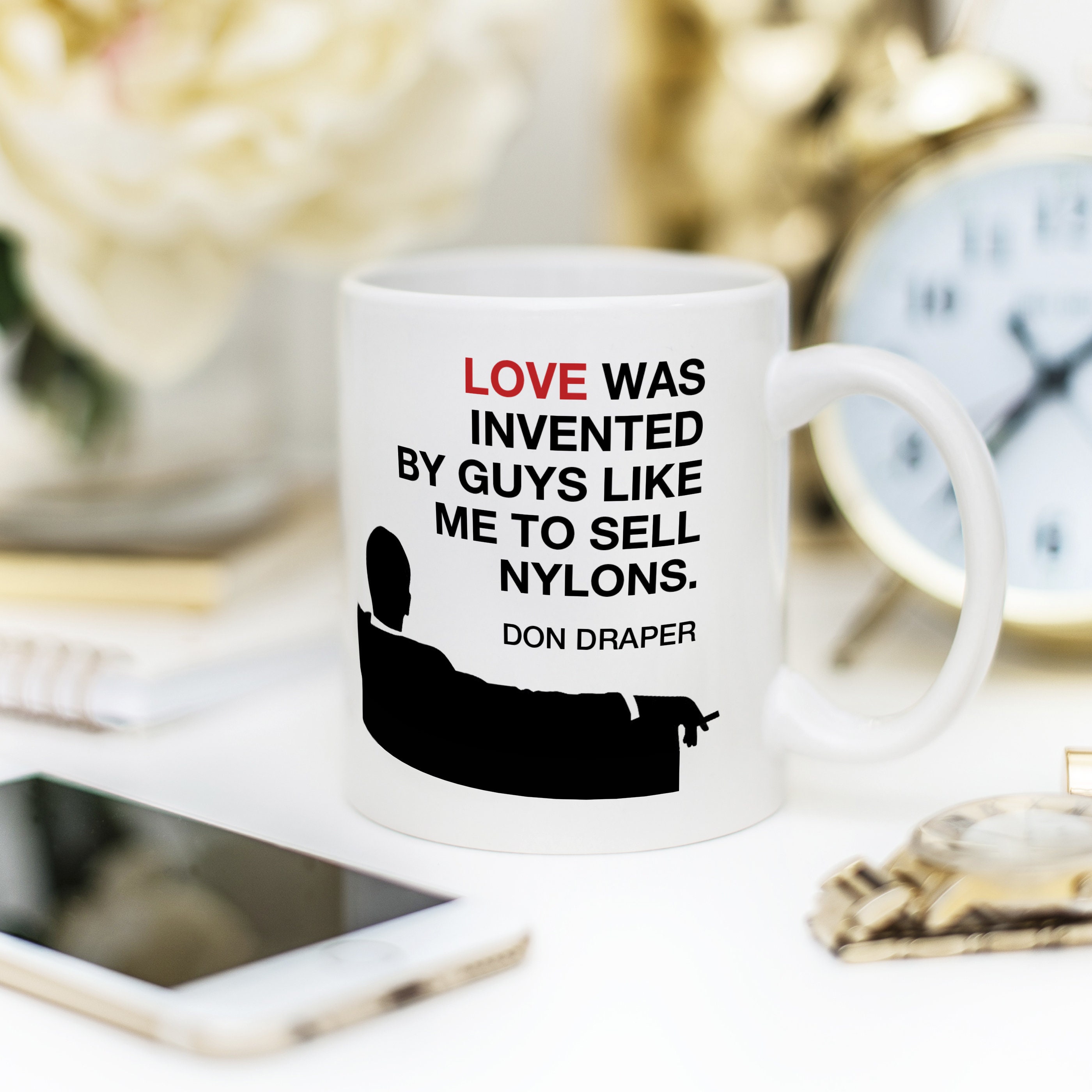 Mad Men Mug Valentines Day Gift Inspired by Don Draper Quote - Etsy