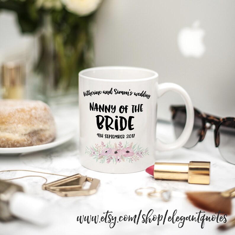 Nanny of the Bride Mug Nanny of the Bride Gift Nanny of the - Etsy