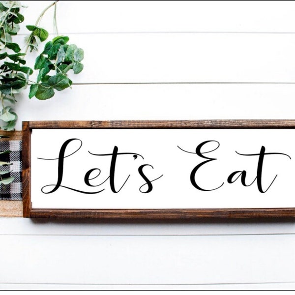 Eat Sign - Etsy Canada