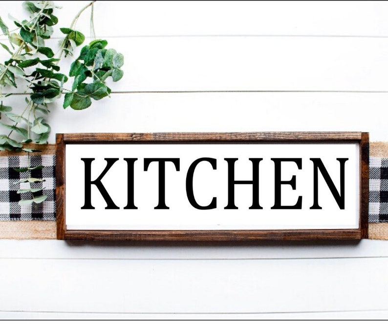 Kitchen sign // kitchen wall decor // kitchen wall art // | Etsy