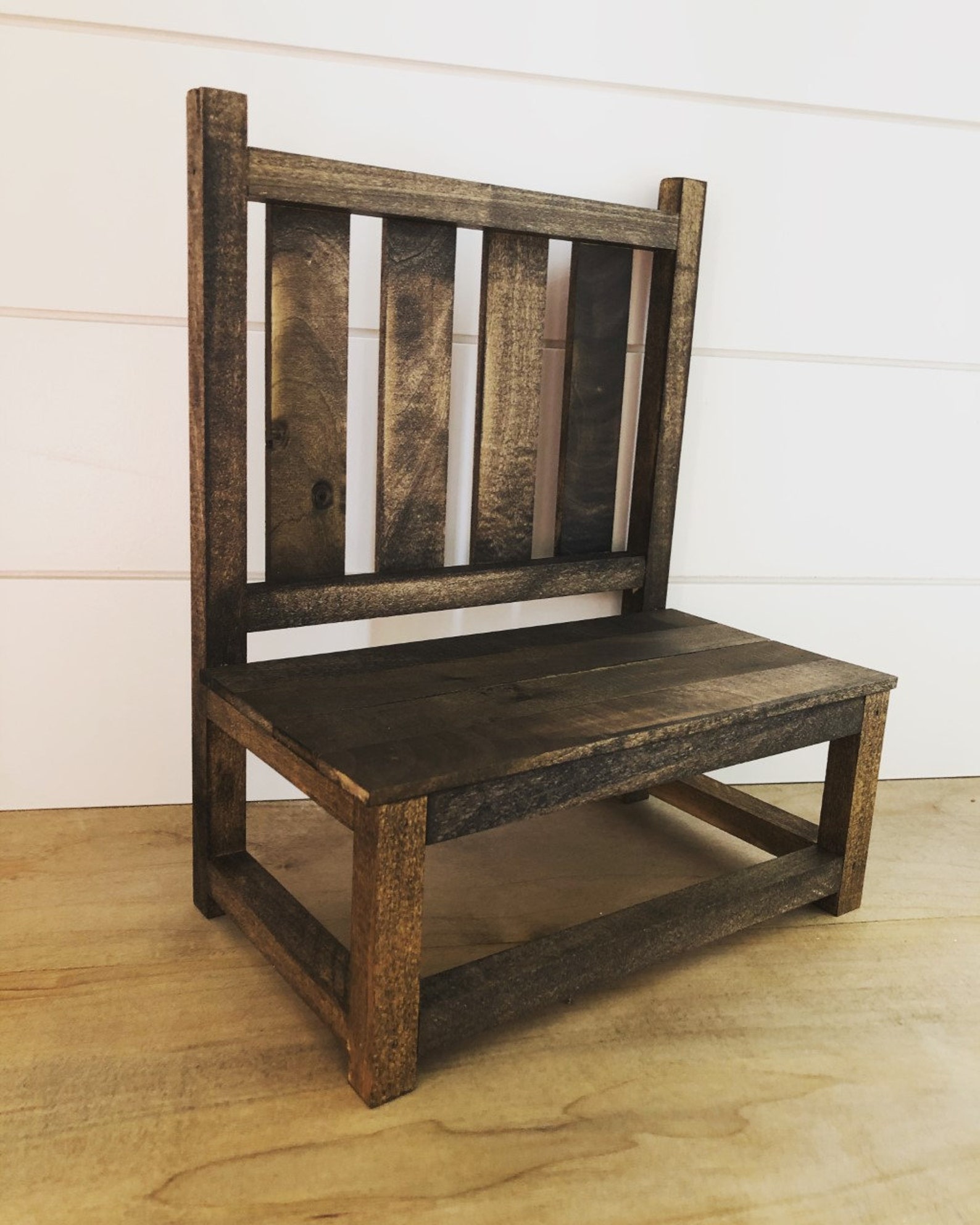 Mini farmhouse chair // Display stand for Rae Dunn // Rae Dunn | Etsy