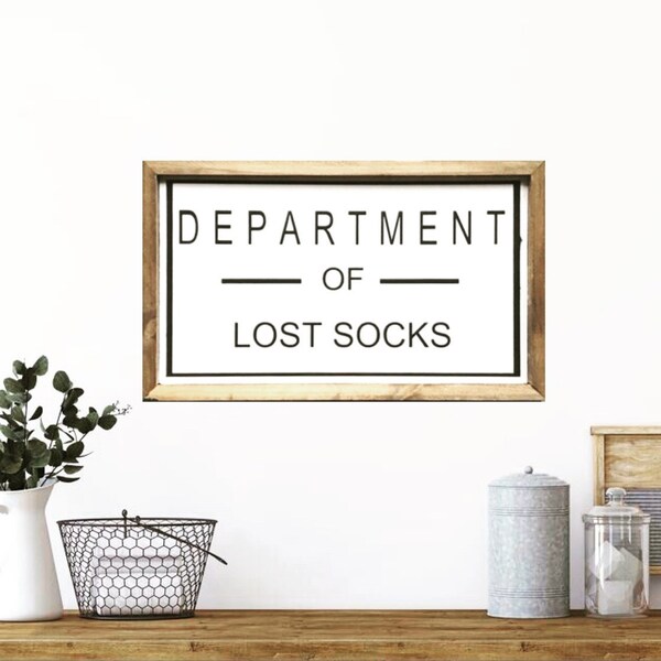Lost Socks Sign - Etsy