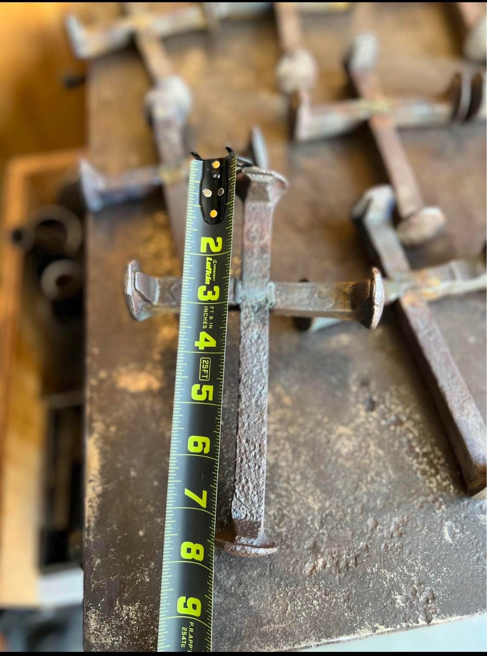 Railroad Spike Cross- Handmade Unique - Etsy