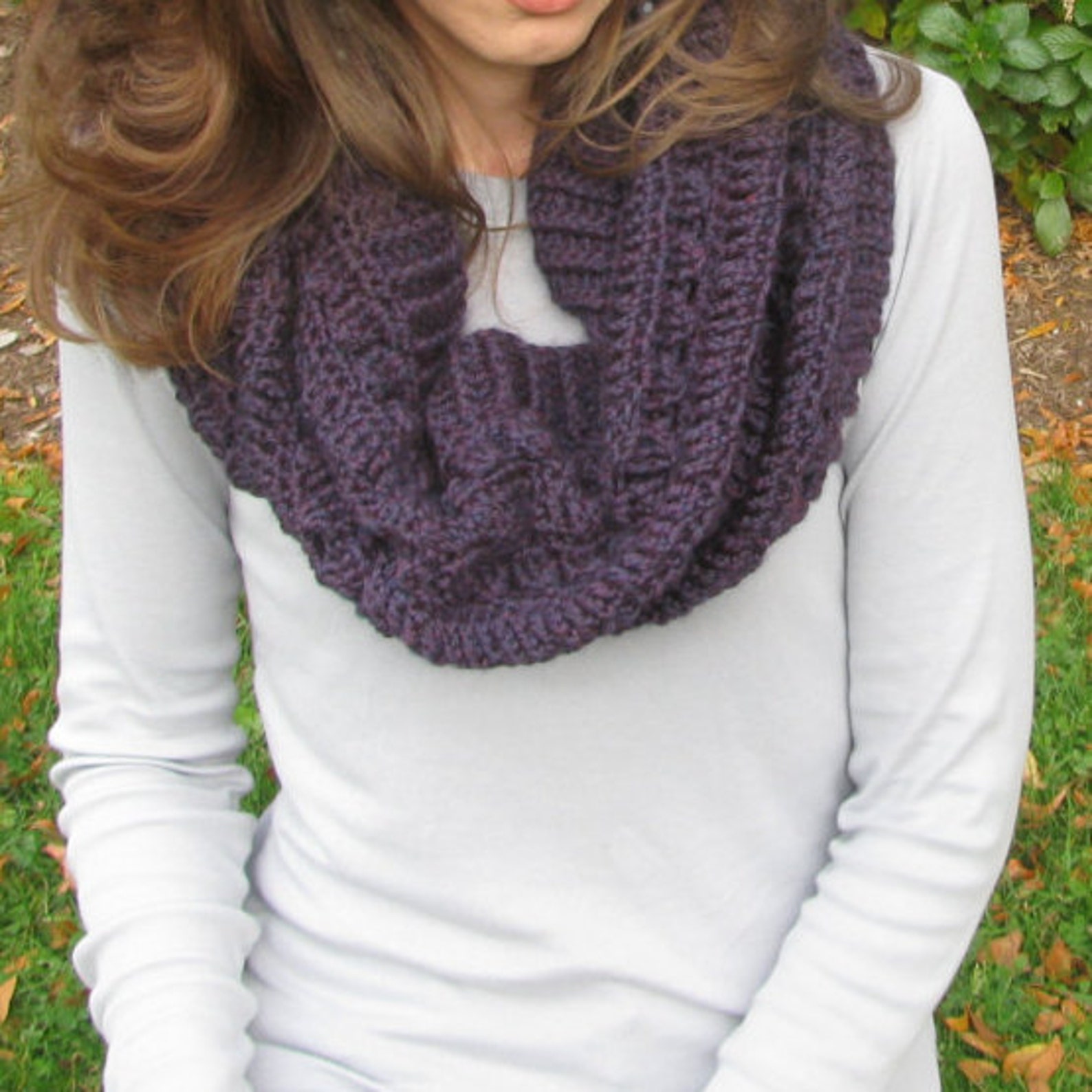 Crochet Pattern - Diamonds and Ladders Cowl - Etsy