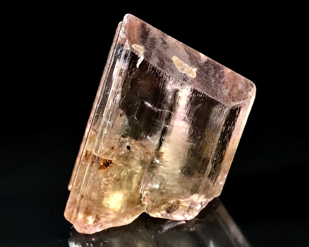 Pink Kunzite tourmaline in Kunzite A Rare Kunzite Inclusion Afghanistan ...