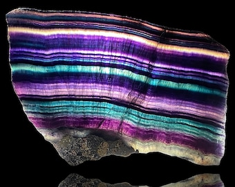 Rainbow Fluorite Slab - Etsy