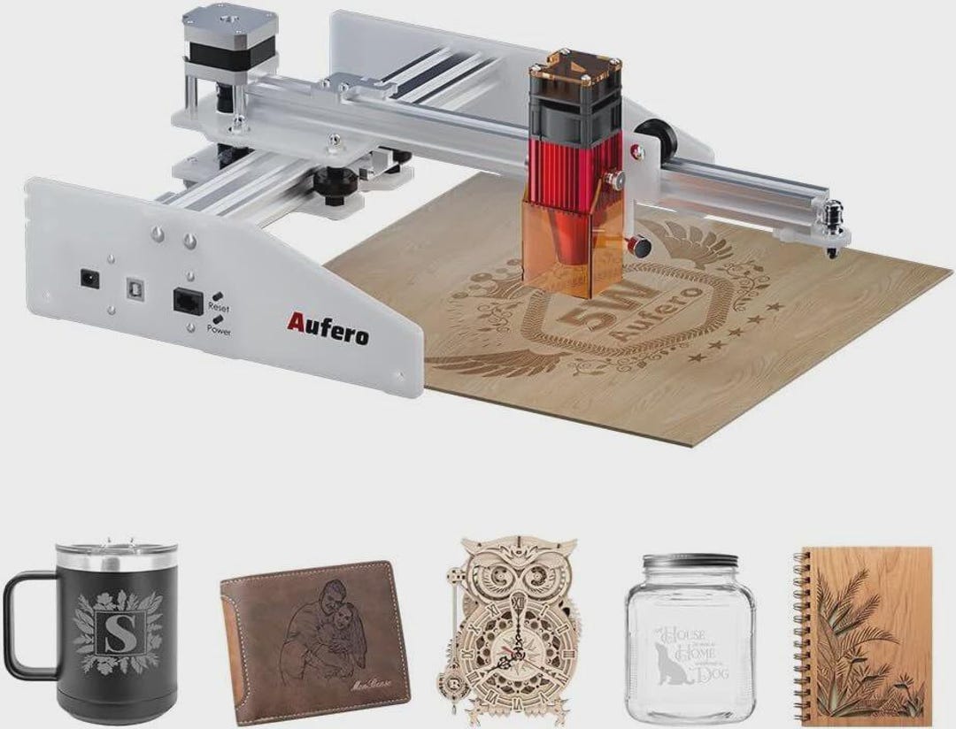 Aufero Laser 1 - Mini Desktop Budget Engraver [30-day Warranty] per for ...