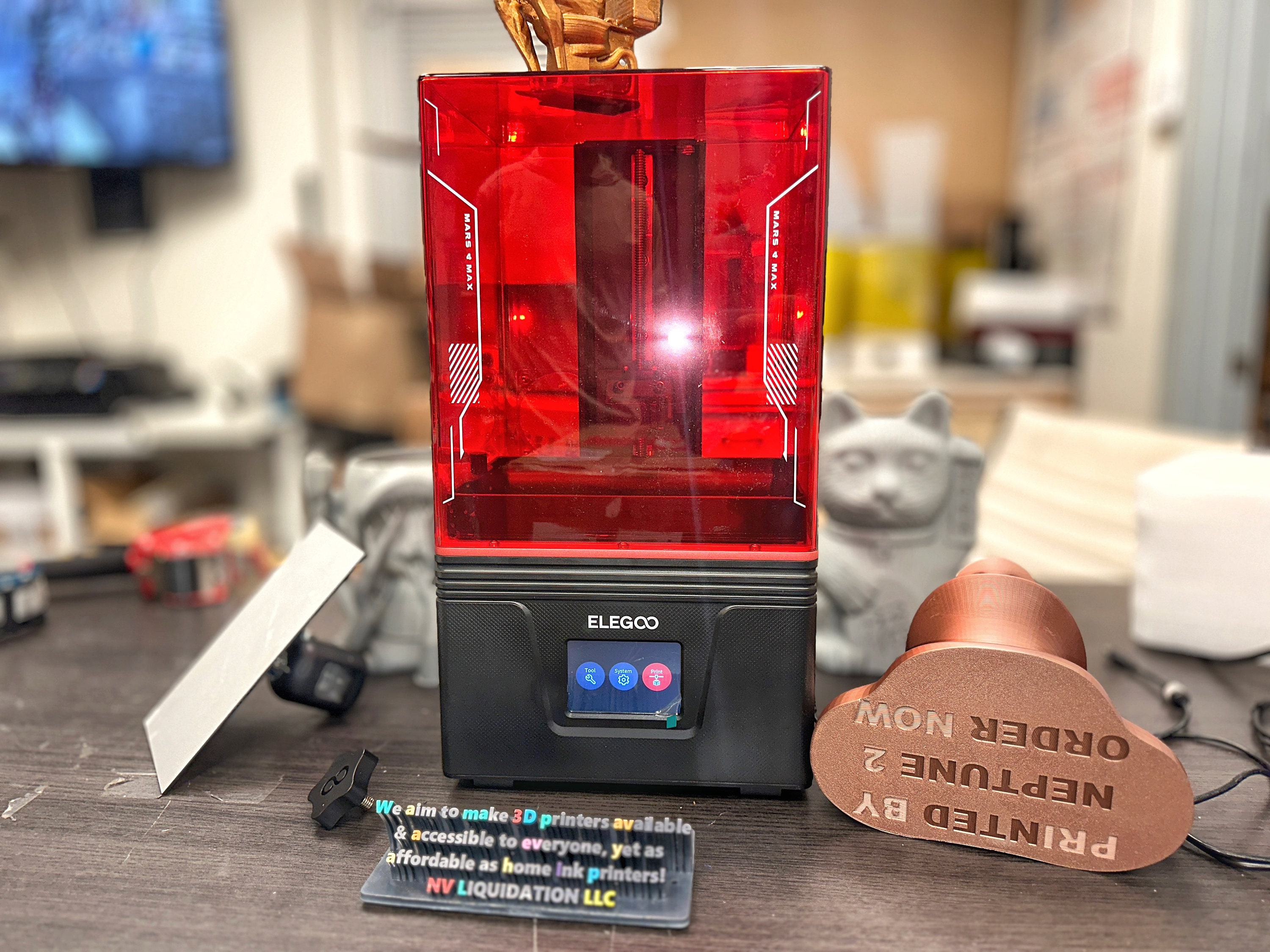 Elegoo Mars 4 Series Max, Ultra, DLP Resin 3D Printer 2K 6k 9k ...