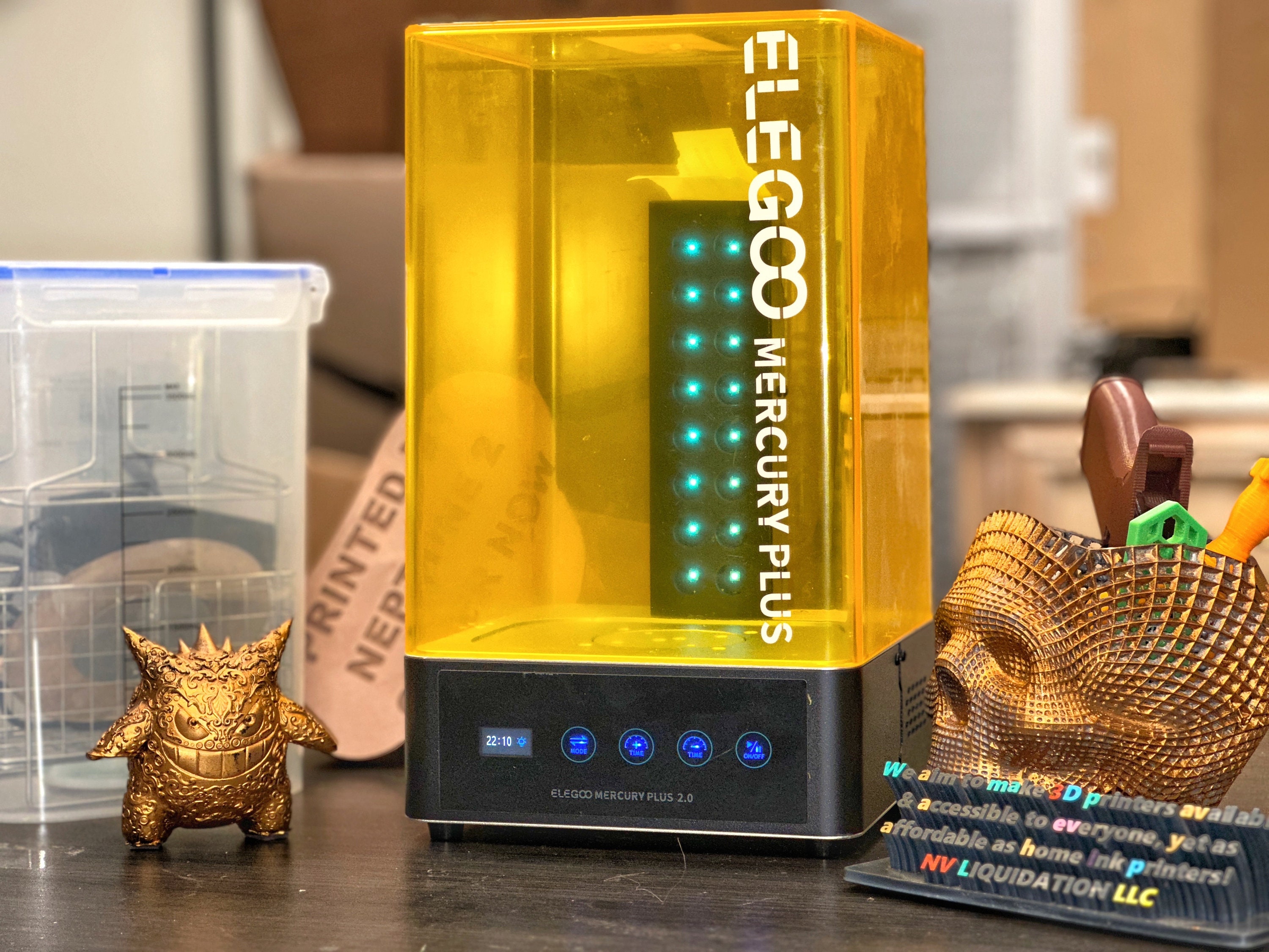 ELEGOO Mercury Plus 2-in-1 Washing and Curing Station 【full Kit】 Resin ...