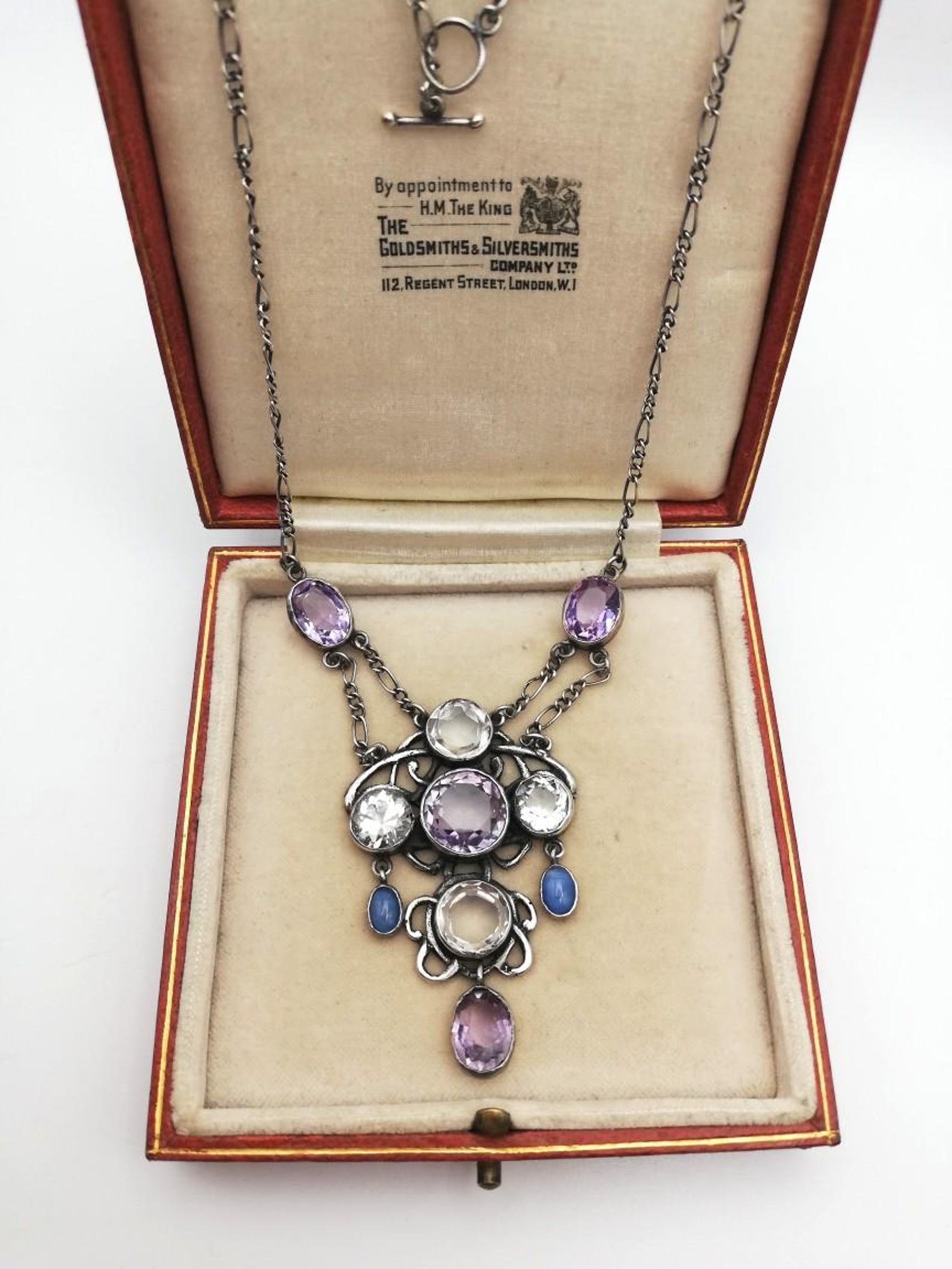 Sibyl Dunlop 1920s Early Arts and Crafts Necklace in Silver With ...