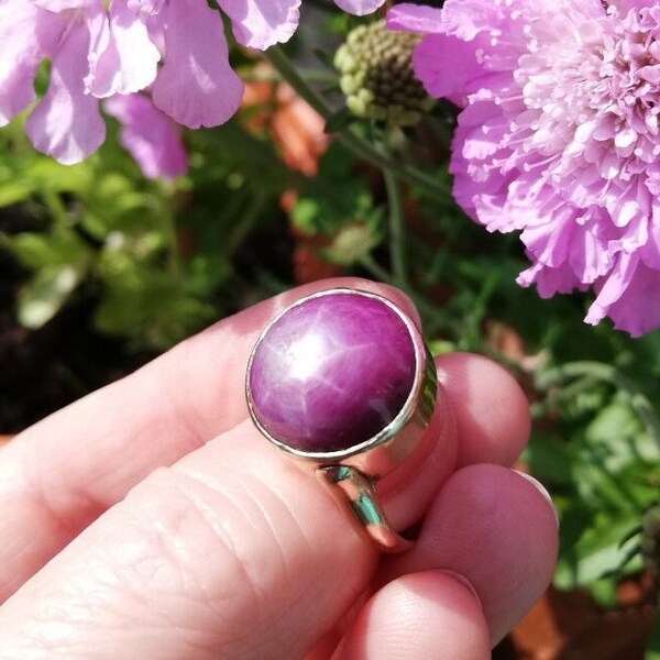 Star Ruby Ring - Etsy