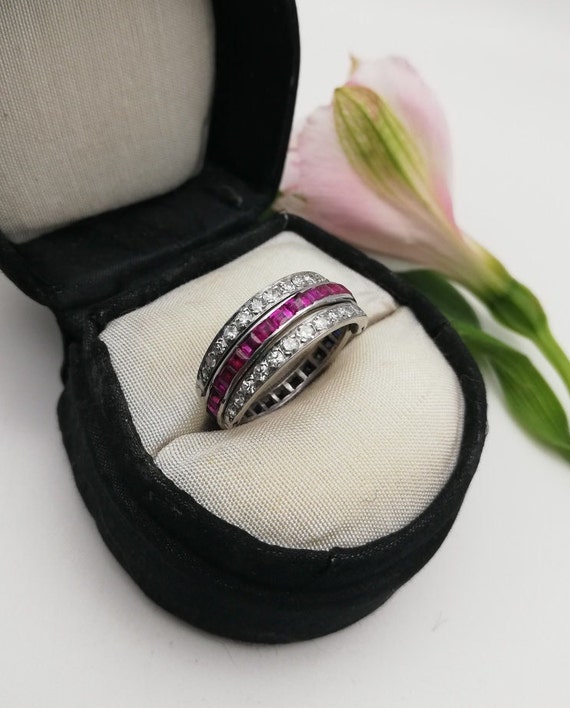 Art deco flip ring store