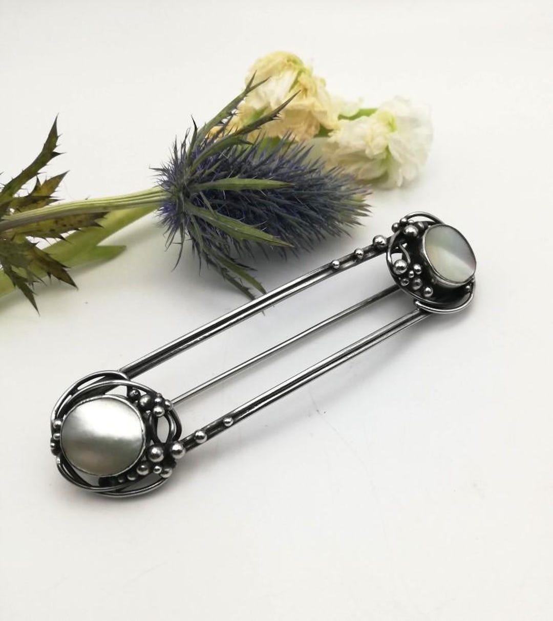 Mary Thew Glasgow School Statement Antique Arts and Crafts Brooch With ...