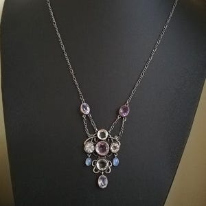 Sibyl Dunlop 1920s Early Arts and Crafts Necklace in Silver With ...