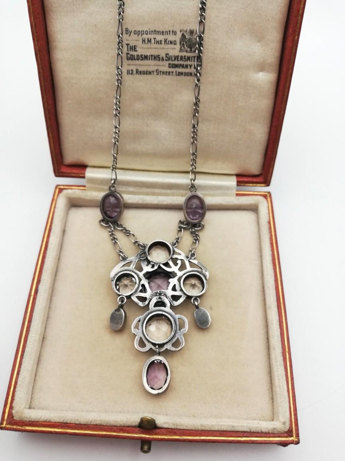 Sibyl Dunlop 1920s Early Arts and Crafts Necklace in Silver With ...