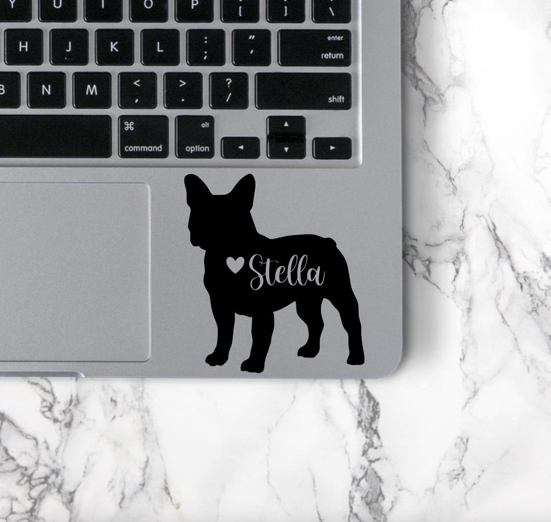 Frenchie Decal French Bulldog Vinyl Decal Dog Name Decal Frenchie ...