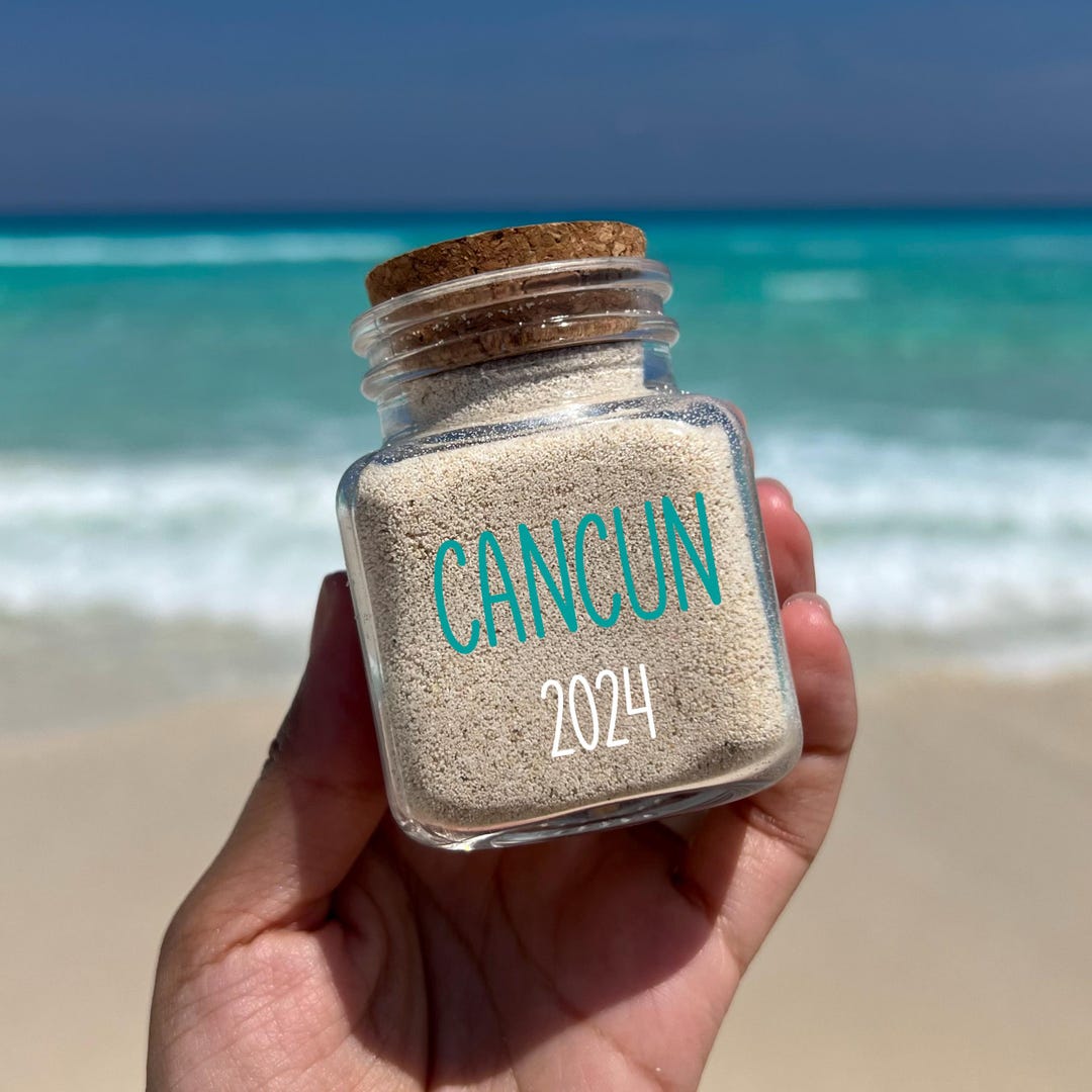 Personalized Keepsake Sand Bottle Honeymoon Sand Bottle Cork Vacation ...