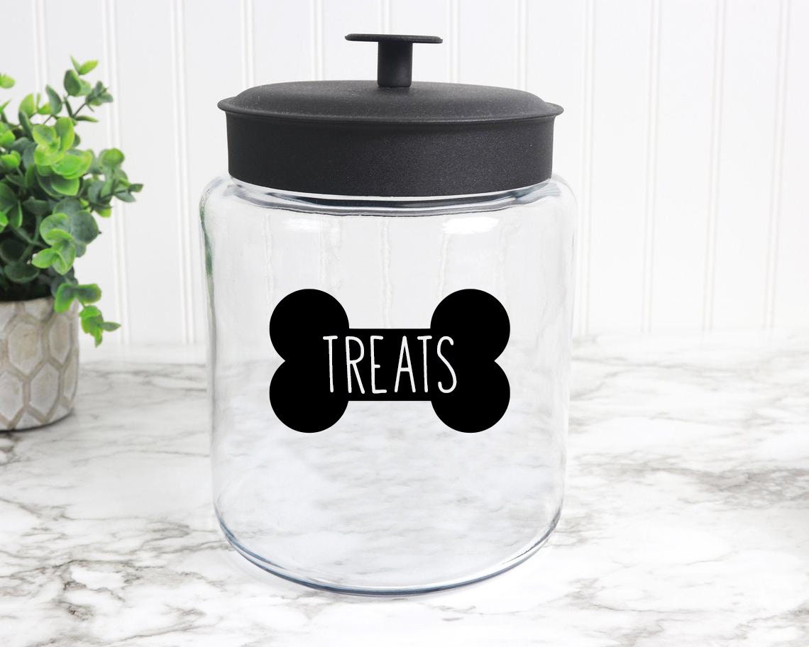 Bone Treat Jar Decal Dog Bone Decal Dog Food Bowl Decal Pet - Etsy