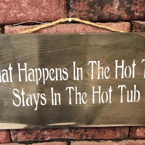 Hot Tub Signs - Etsy