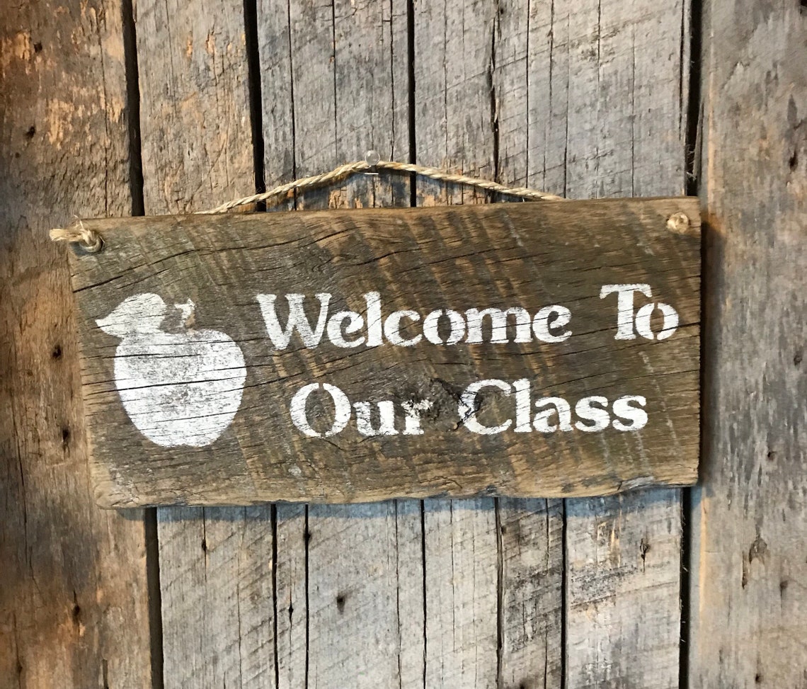 Welcome to Our Class Sign Classroom Door Sign Welcome Wall - Etsy