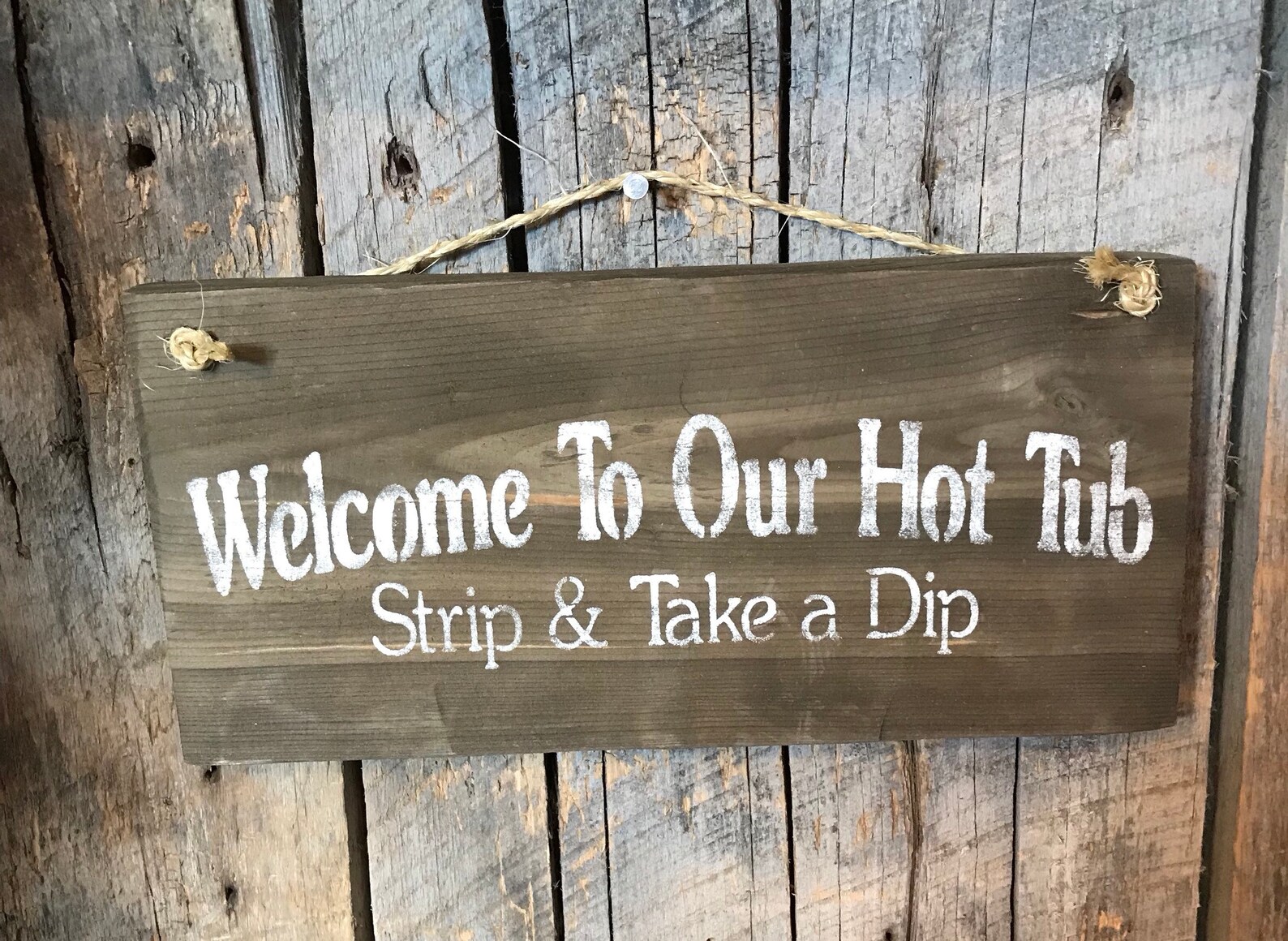 Welcome to Our Hot Tub Sign Funny Hot Tub Signs Hot Tub - Etsy