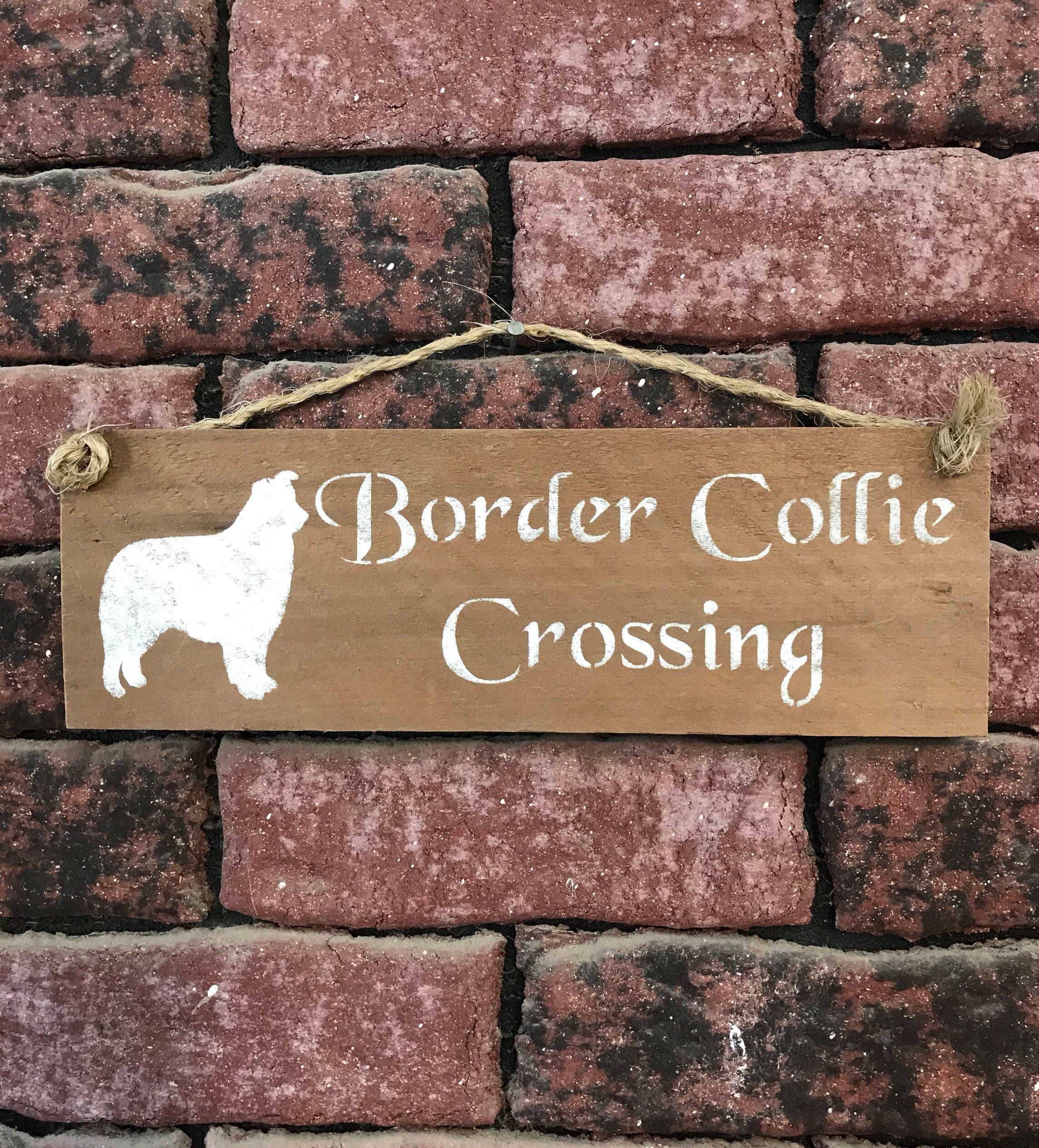 Border Collie Sign Border Collie Gift Border Collie Mom | Etsy