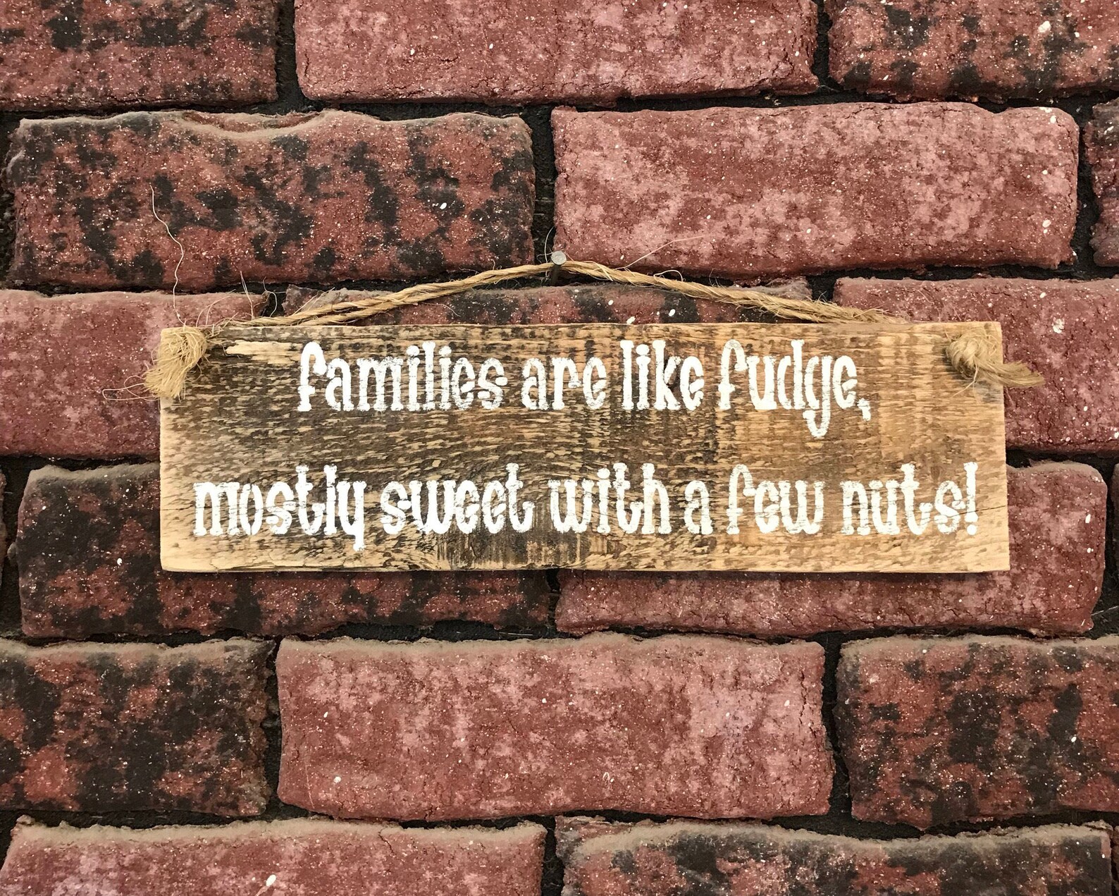 Families Are Like Fudge Sign Family Sign Family Wall Decor - Etsy