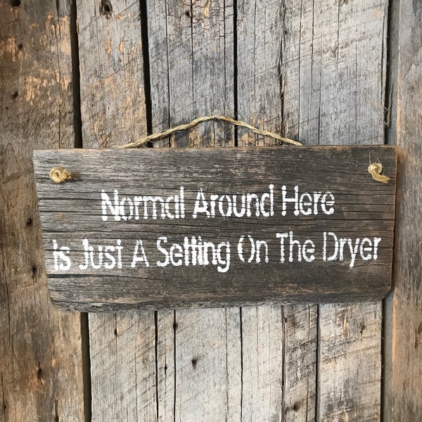 Normal is a Setting on the Dryer - Etsy