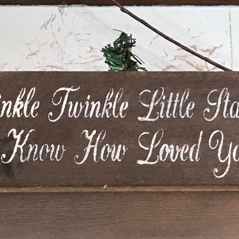 Twinkle Twinkle Little Star Signs - Etsy