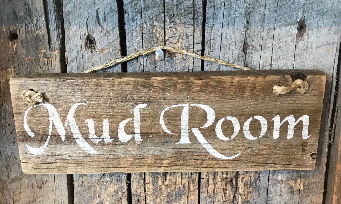 Mud Room Sign Pallet Wood Sign Mud Room Decor | Etsy
