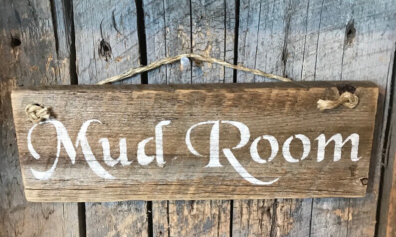 Mud Room Sign Pallet Wood Sign Mud Room Decor - Etsy