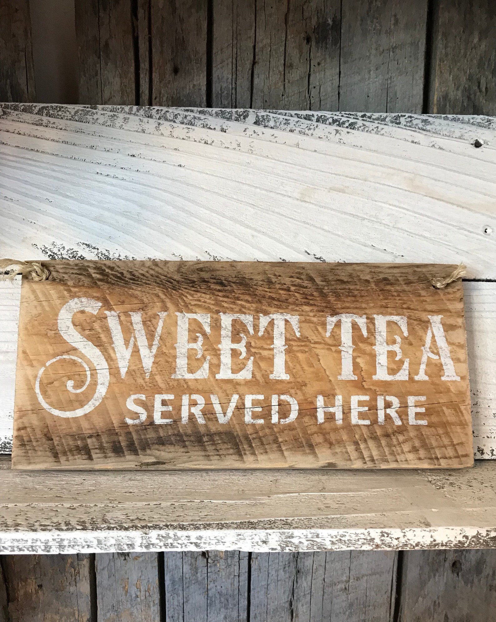Sweet Tea Sign Sweet Tea Served Here Sign Tea Gifts for Women Kitchen ...