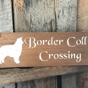Border Collie Sign Border Collie Gift Border Collie Mom Gift Pallet ...