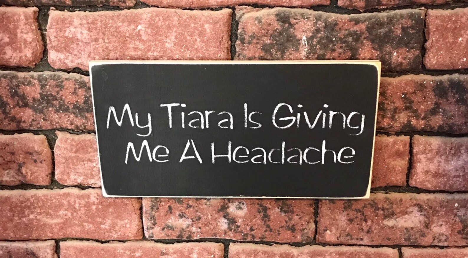 Princess Sign Princess Tiara Funny Gift for Her Bedroom - Etsy