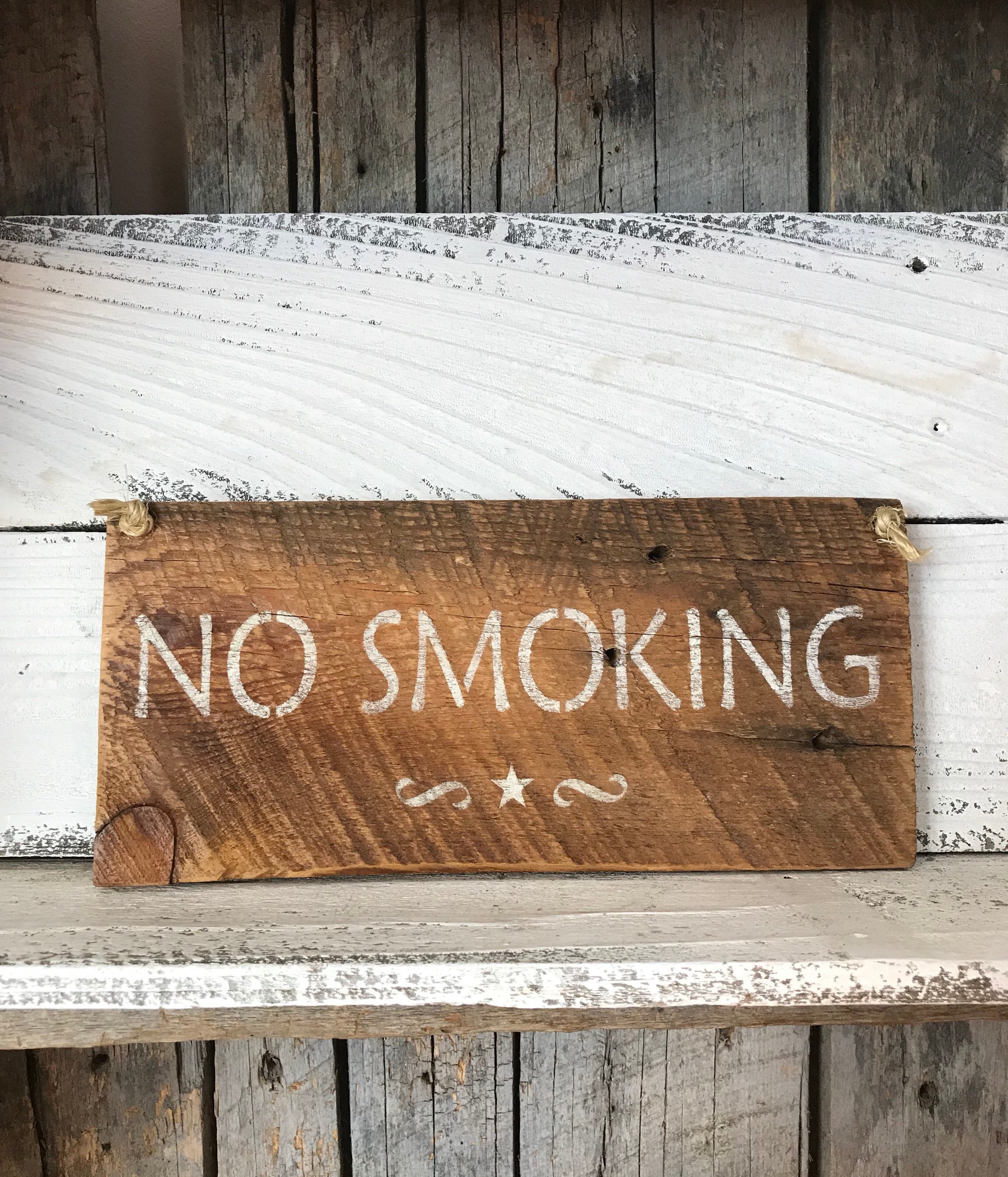 No Smoking Sign Entryway Sign Business Wall Art Barn | Etsy