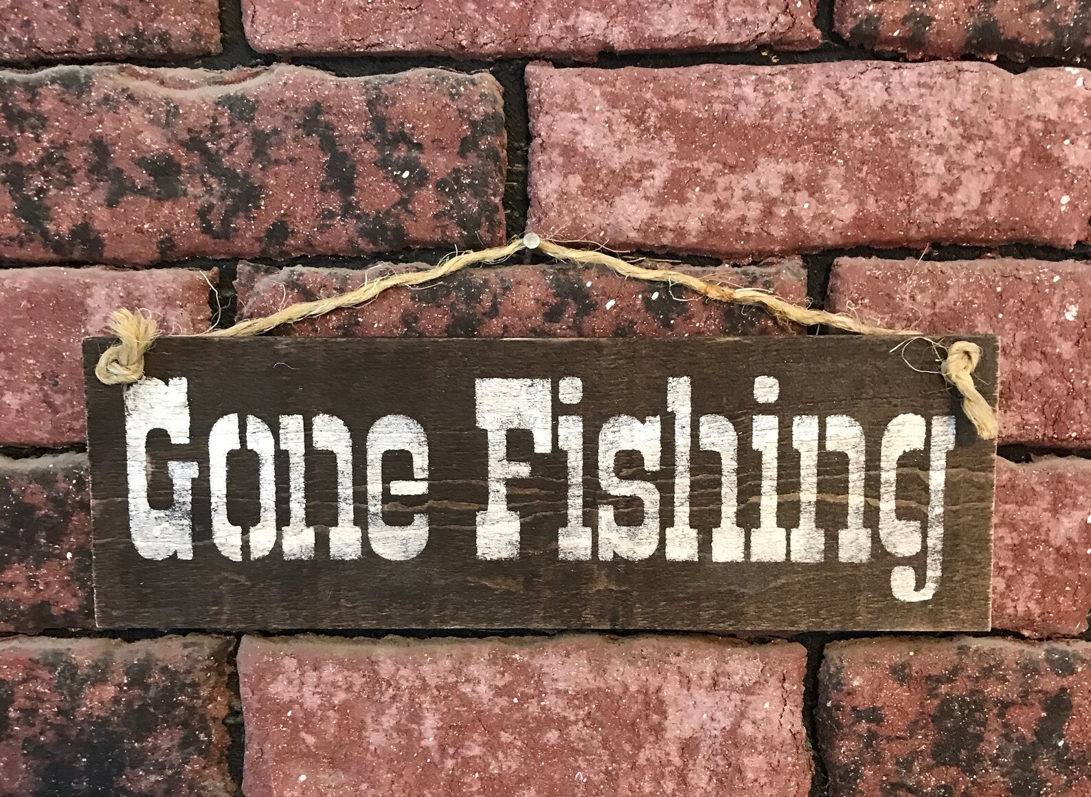 Gone Fishing Sign Fishing Gifts Fly Fishing Signs - Etsy