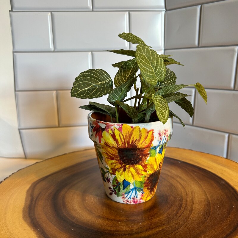 Decoupage Flowers - Etsy