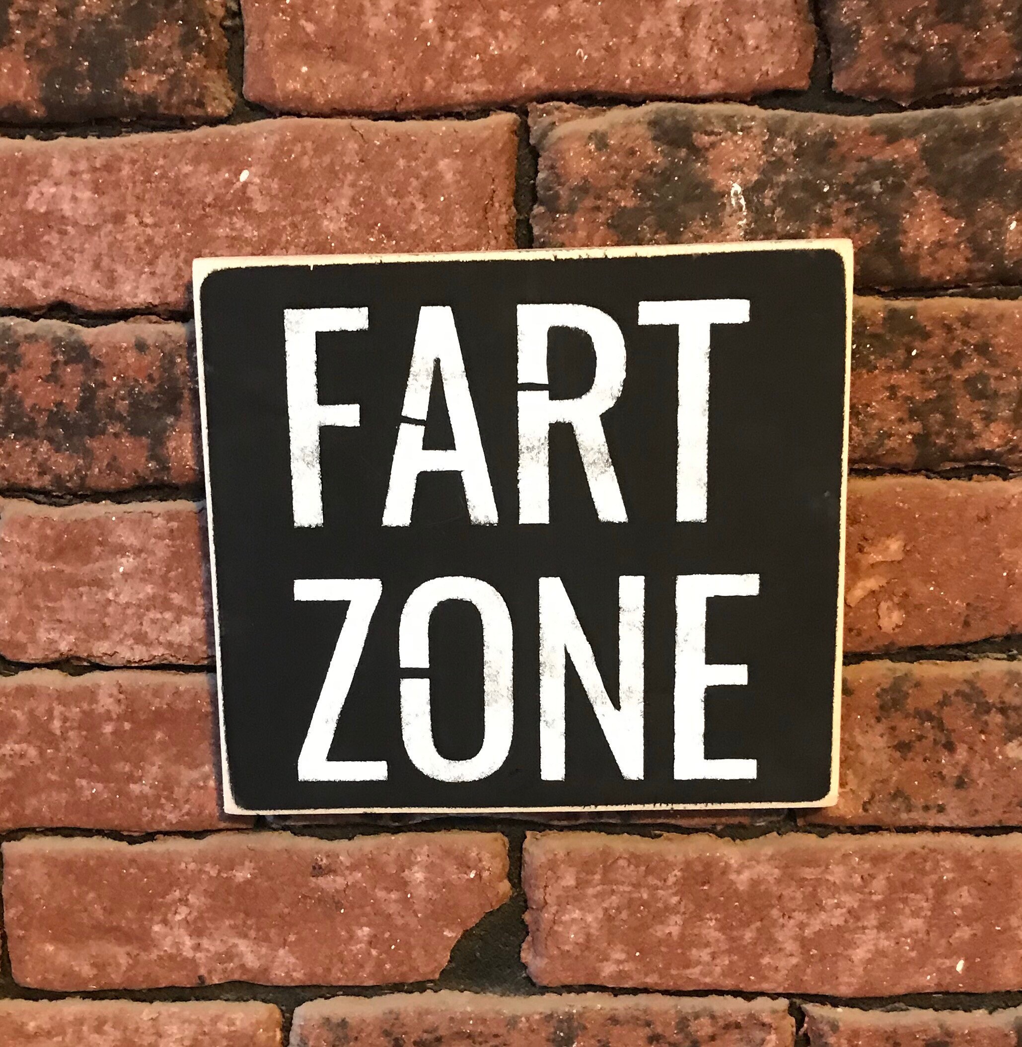 Fart Zone Bathroom Sign Fart Sign Bathroom Wall Decor | Etsy