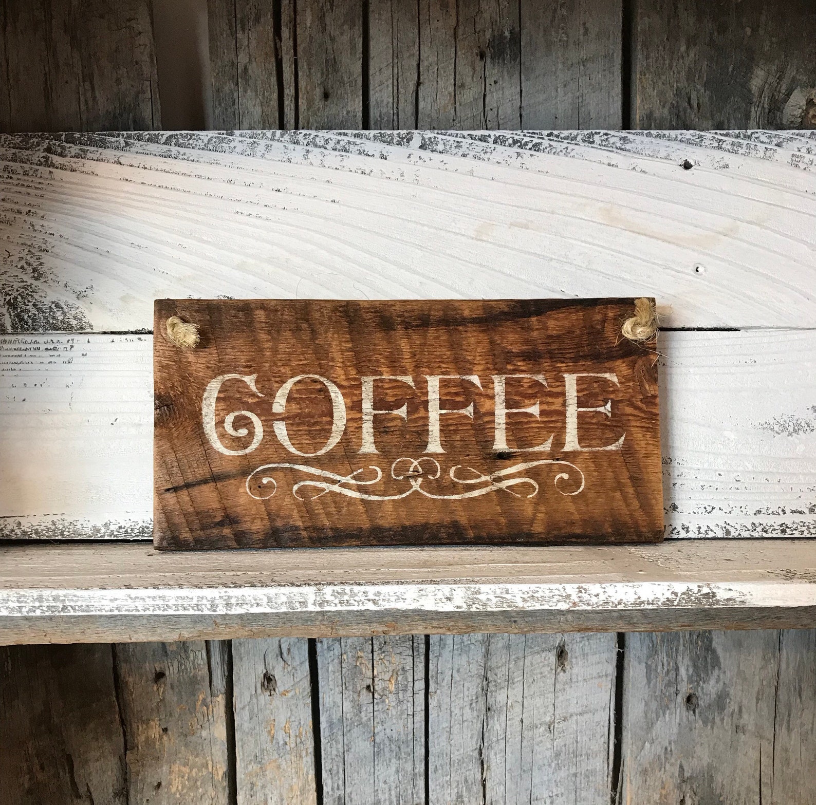 Coffee Sign Home Wall Decor Rustic Coffee Sign Coffee | Etsy