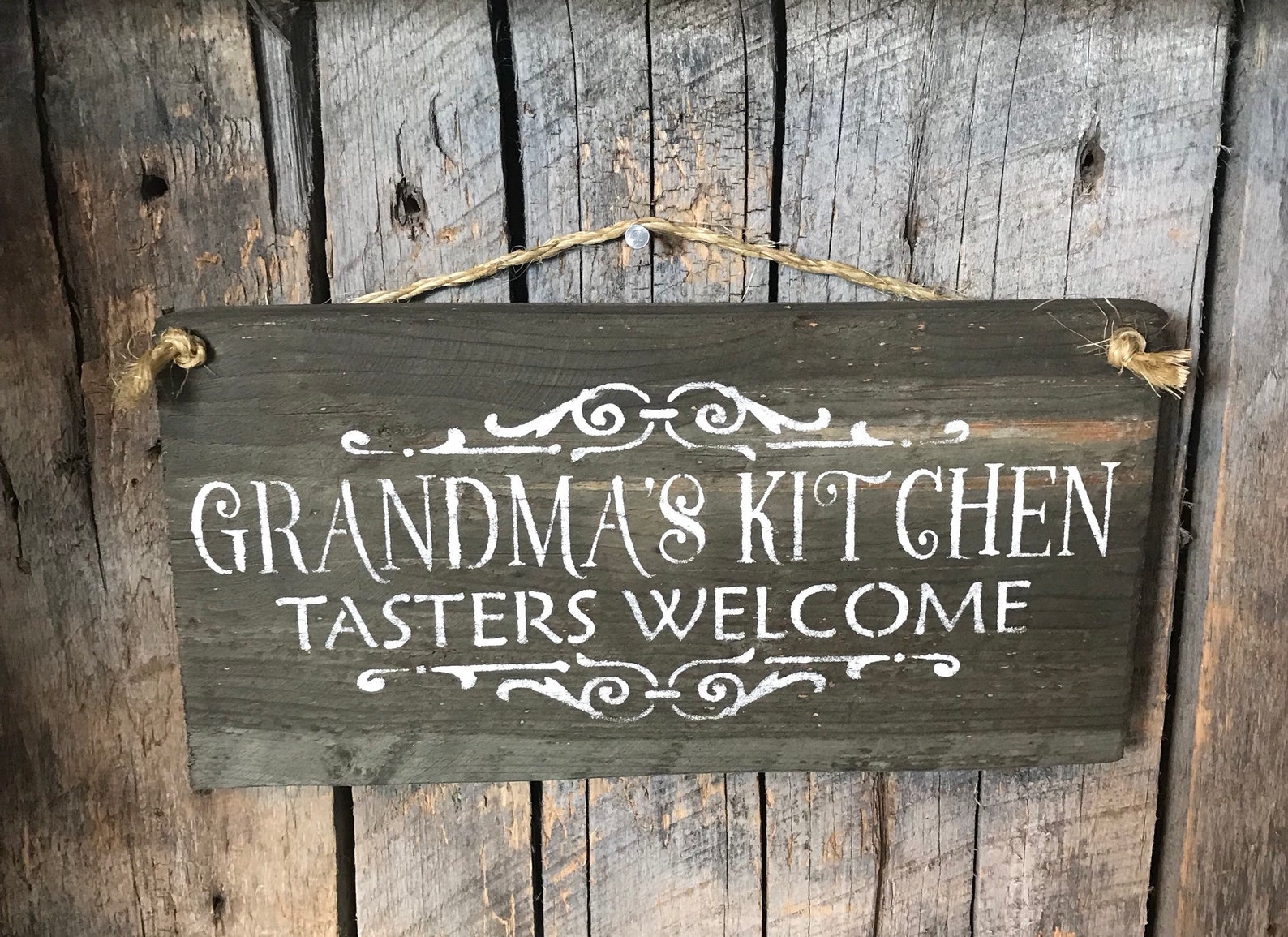 Grandma's Kitchen Sign Grandma Sign Kitchen Wall Decor | Etsy