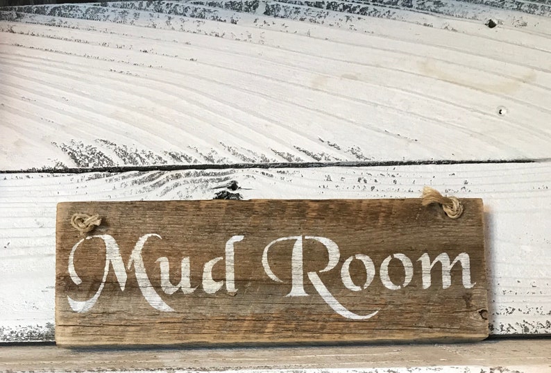 Mud Room Sign Pallet Wood Sign Mud Room Decor - Etsy