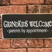 Grandkids Welcome Sign Grandchildren Sign Gifts for - Etsy