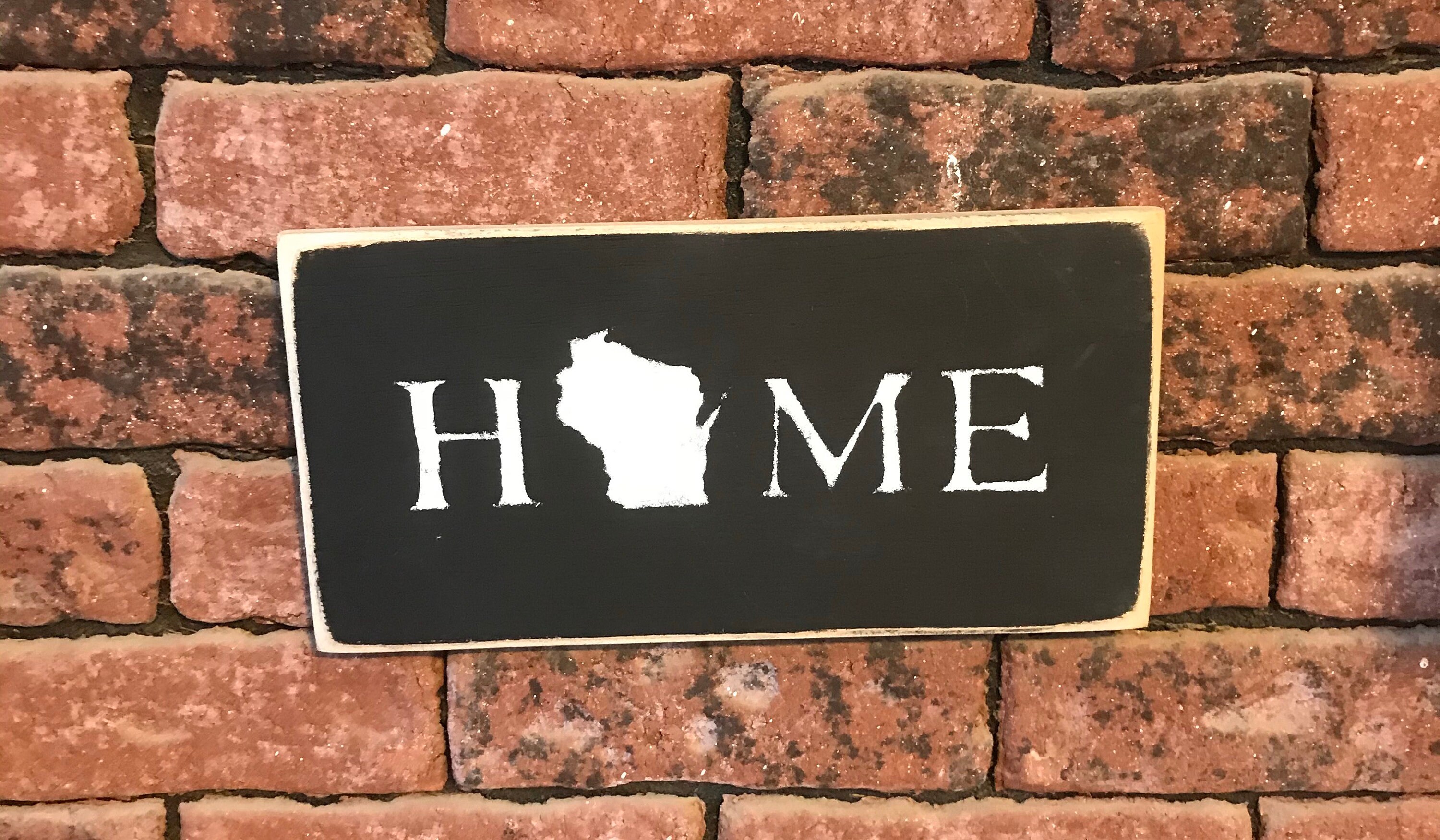 Wisconsin Sign Wisconsin Gifts Painted Plaques Wisconsin | Etsy