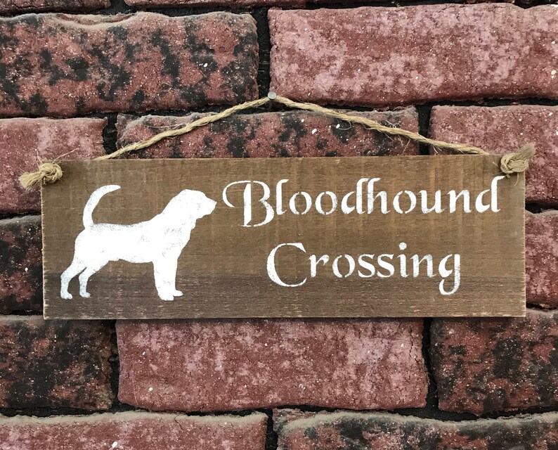 Bloodhound Gifts Pallet Wood Sign Bloodhound Art Rustic - Etsy