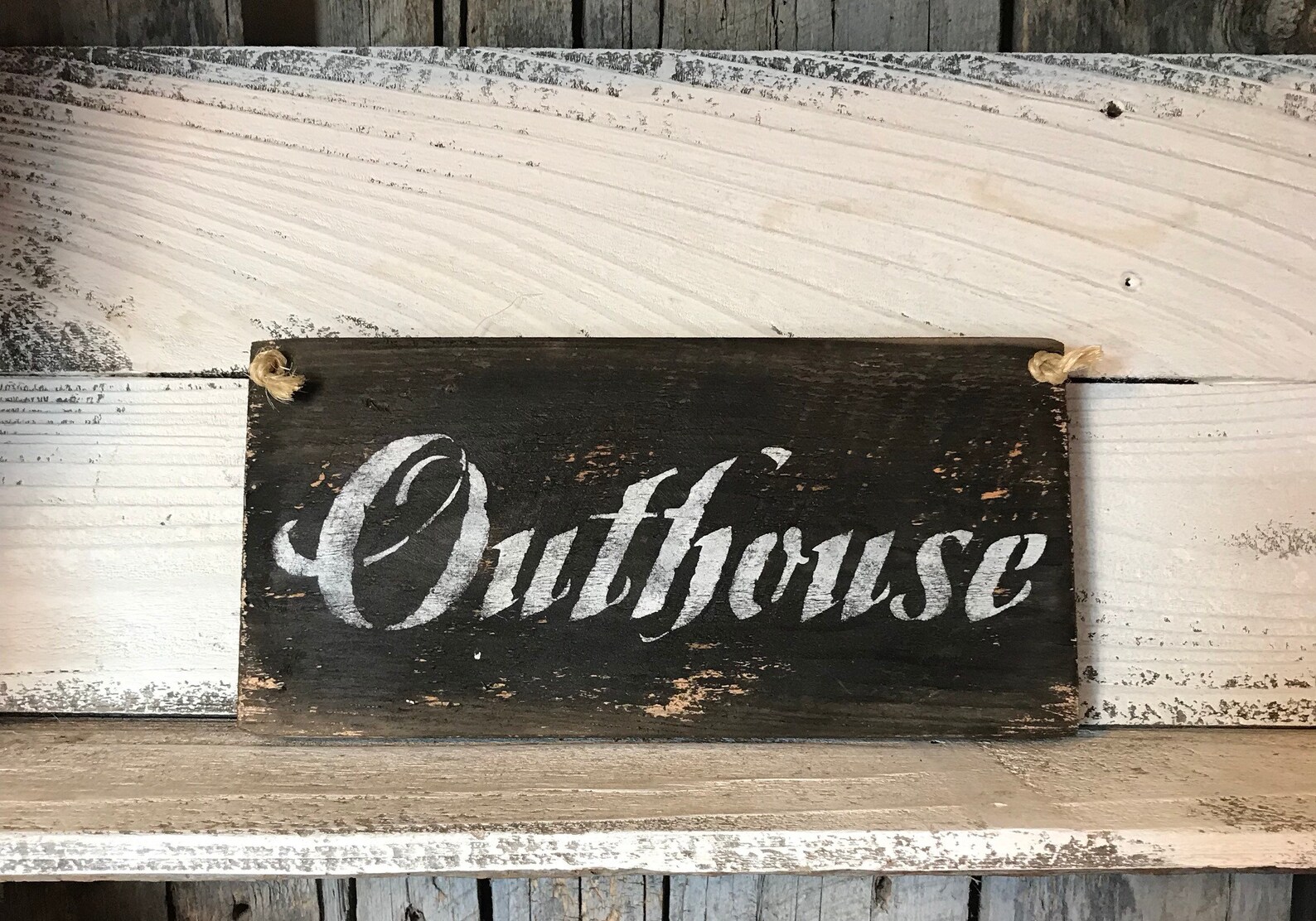 Outhouse Sign Bathroom Wall Decor Outhouse Bathroom Barn - Etsy